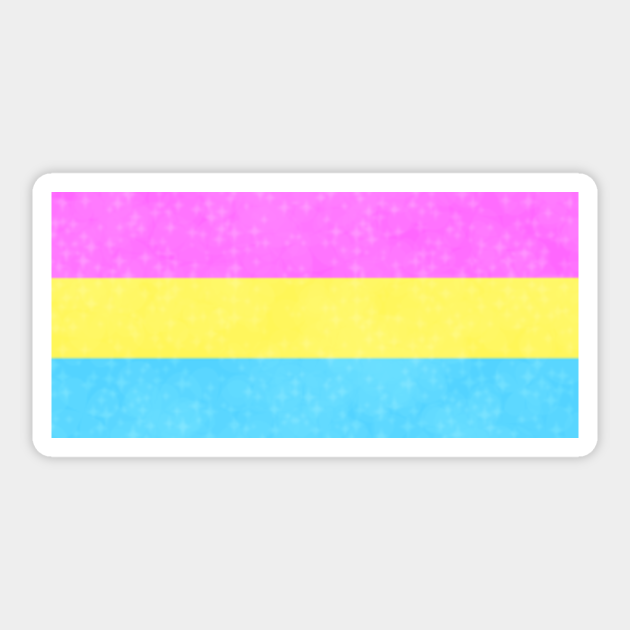 Shimmer Pansexual Pride Flag Gay Sticker Teepublic